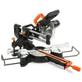 WEN 9.5-Amp 7.25-Inch Single Bevel Compact Sliding Compound Miter Saw ...