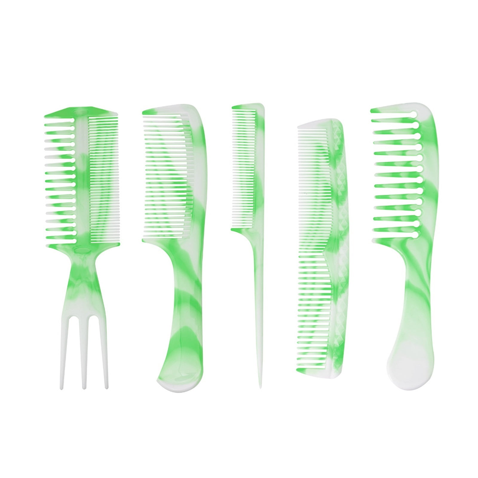 WEN Comb set-wide teeth, fine teeth, rat tail, double comb, double ...