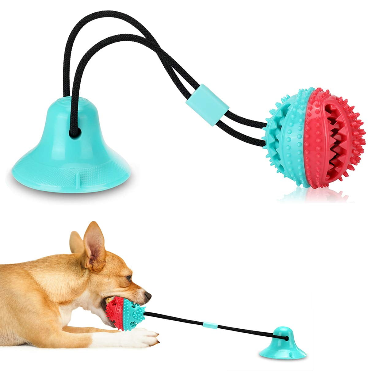 WEN Dog Toys Tug of War, Mentally Stimulating Toys for Dogs, Puppy Teething Toys for Boredom ...