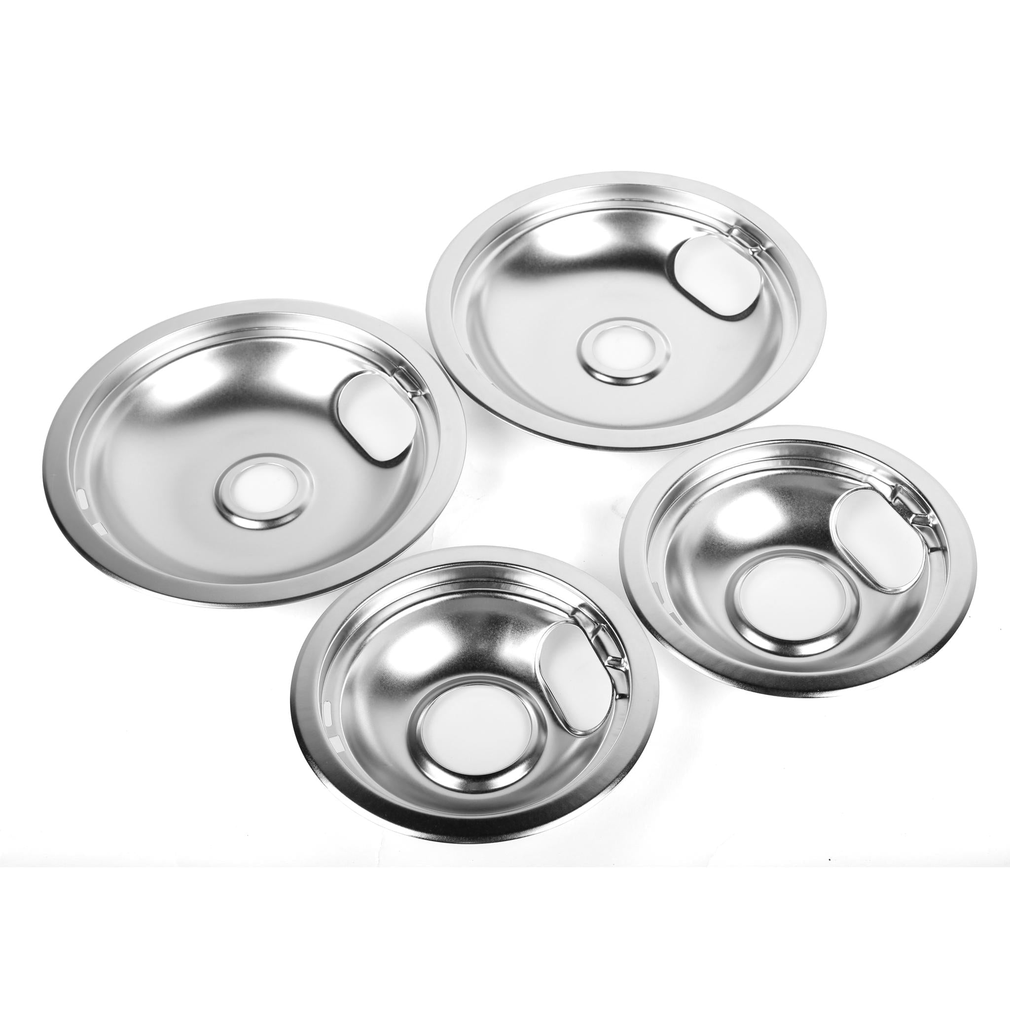 WEN Drip Pan Set for Whirlpool Stoves & Ovens - Includes 6 & 8 Inch ...