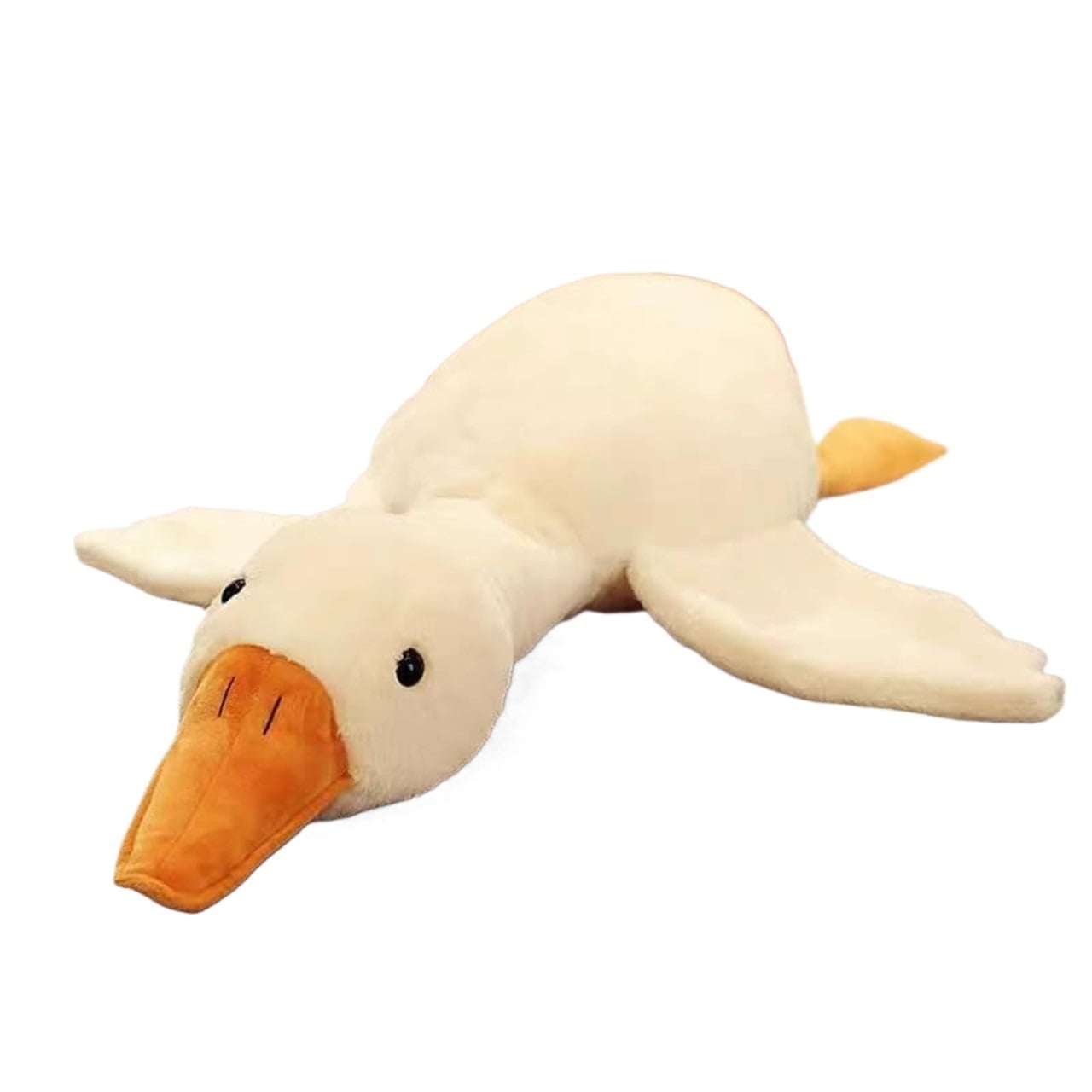 WEN Goose Stuffed Animal Toy Cute Giant White Goose Stuffed Animal Duck ...
