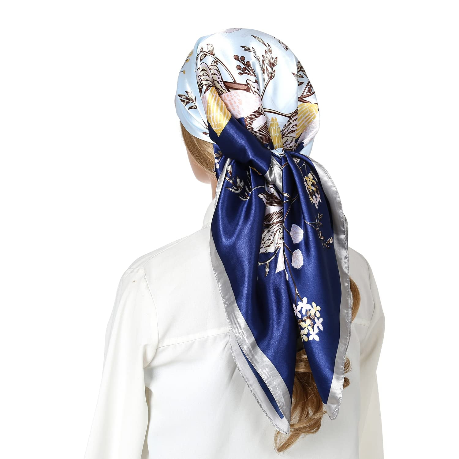 WEN Like Silk Satin Scarf for Hair Wrapping at Night Bandana Square ...