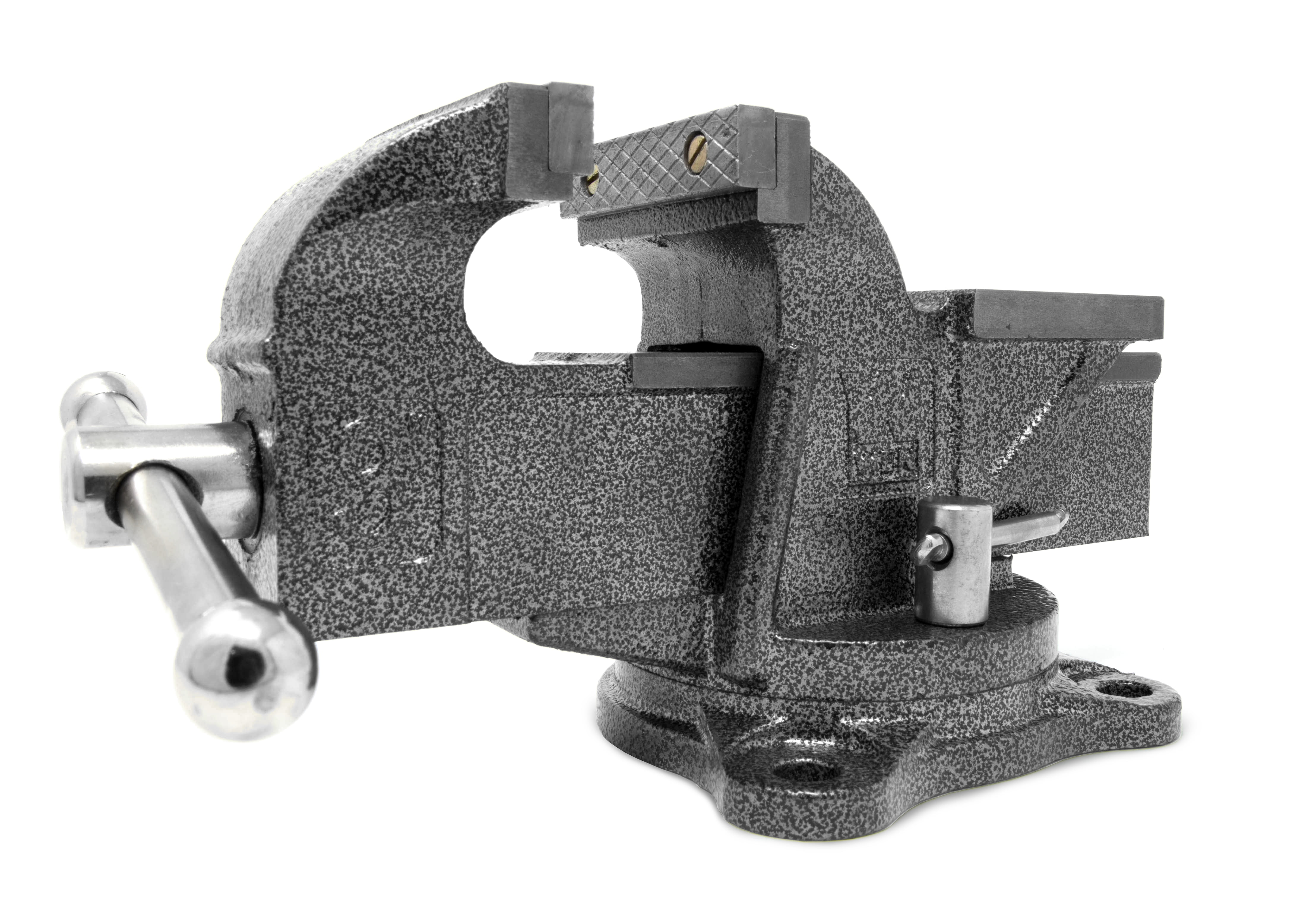 WEN Products 3-Inch Heavy Duty Cast Iron Bench Vise with Swivel Base ...