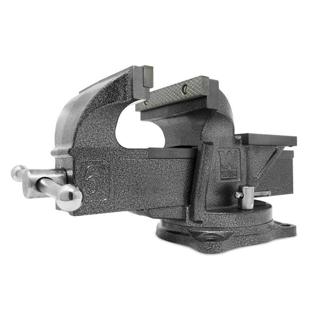 WEN Products 6-Inch Heavy Duty Cast Iron Bench Vise with Swivel Base ...