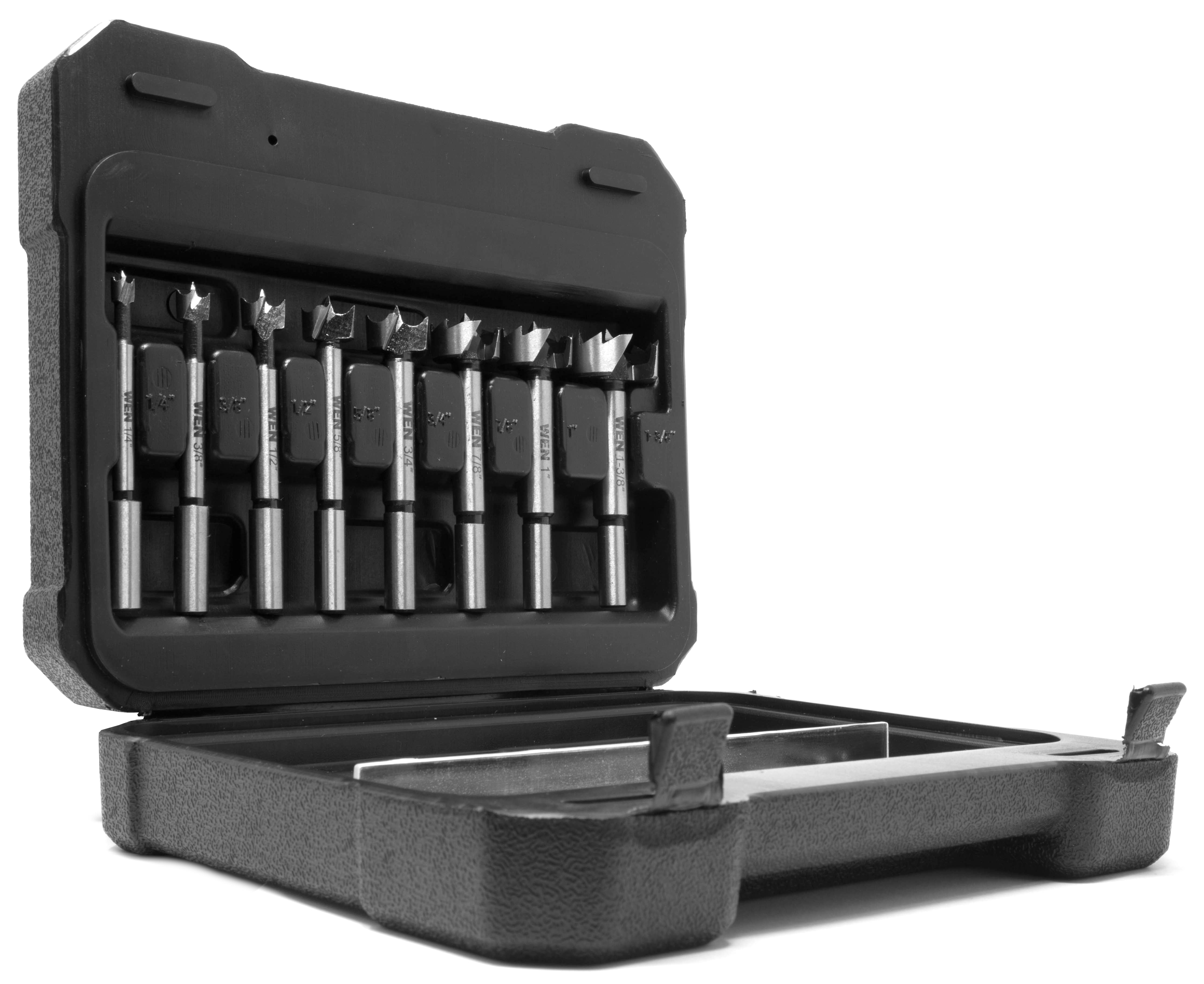 WEN Products 8-Piece Forstner Bit Set with Carrying Case - Walmart.com