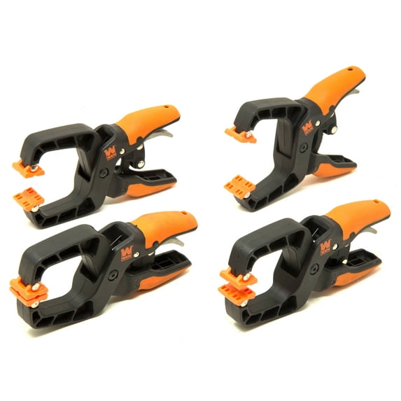 WEN Quick-Release Ratcheting Hand Clamps with 1.5-Inch Jaw Opening and ...