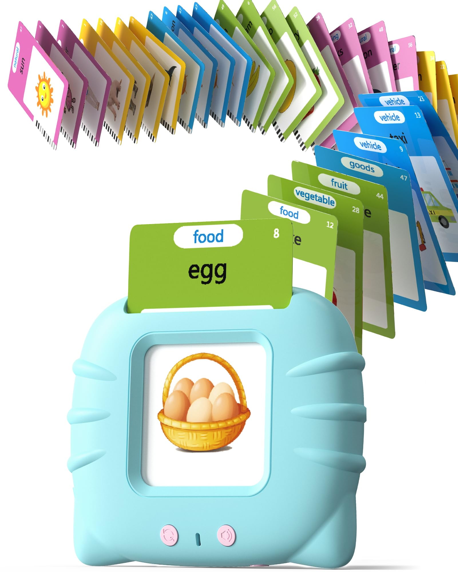 WEN Talking Flash Cards for Toddlers 1 2 3 4 Year Olds, Montessori ...