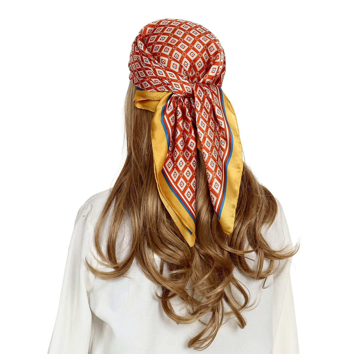 WEN Womens Head Hair Scarf Like Satin Silk Scarf Sleeping Hair Wrapping ...