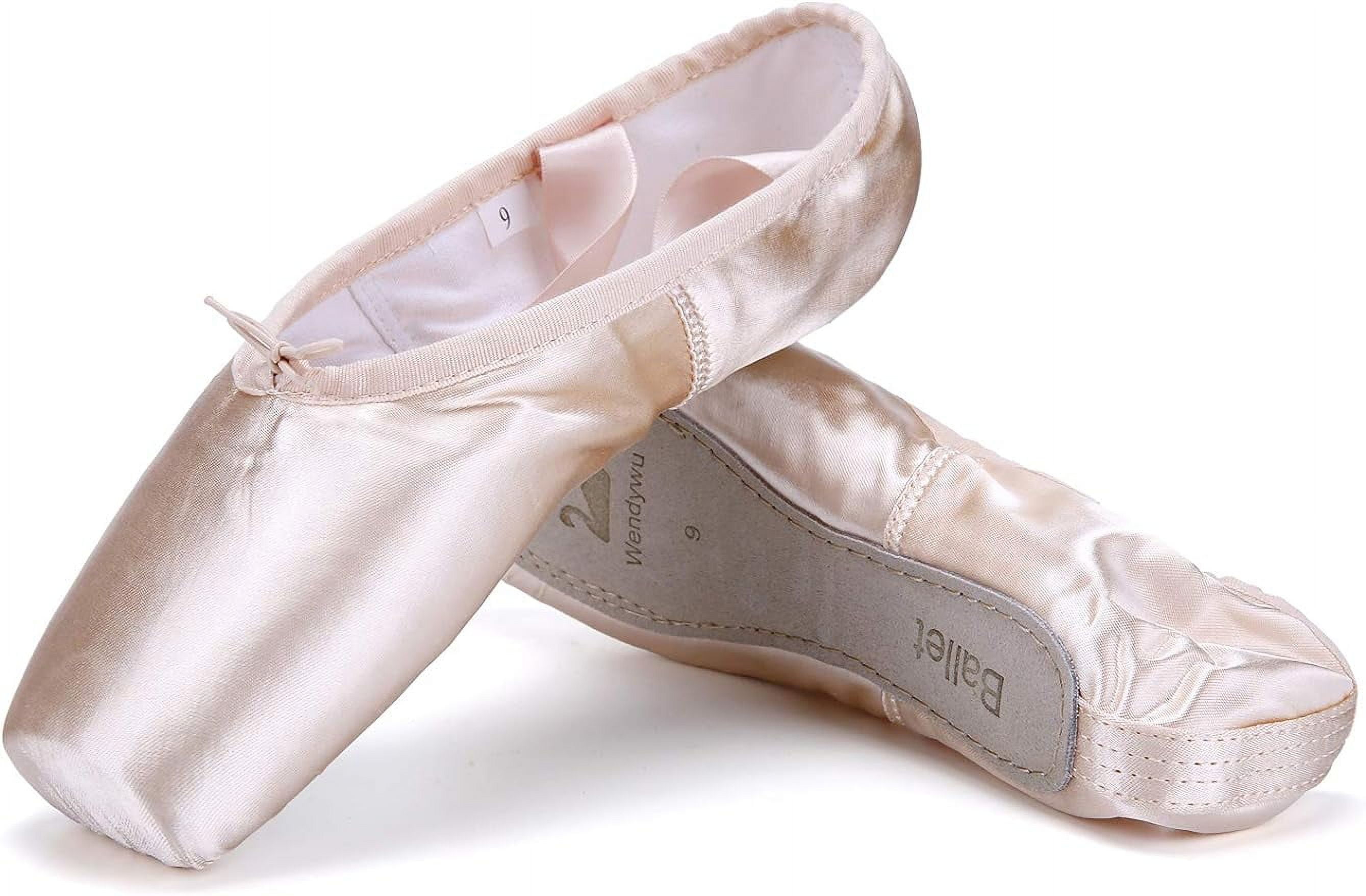Wendywu Girls' Ballet Pointe Shoe, Pink, 8 - Walmart.com
