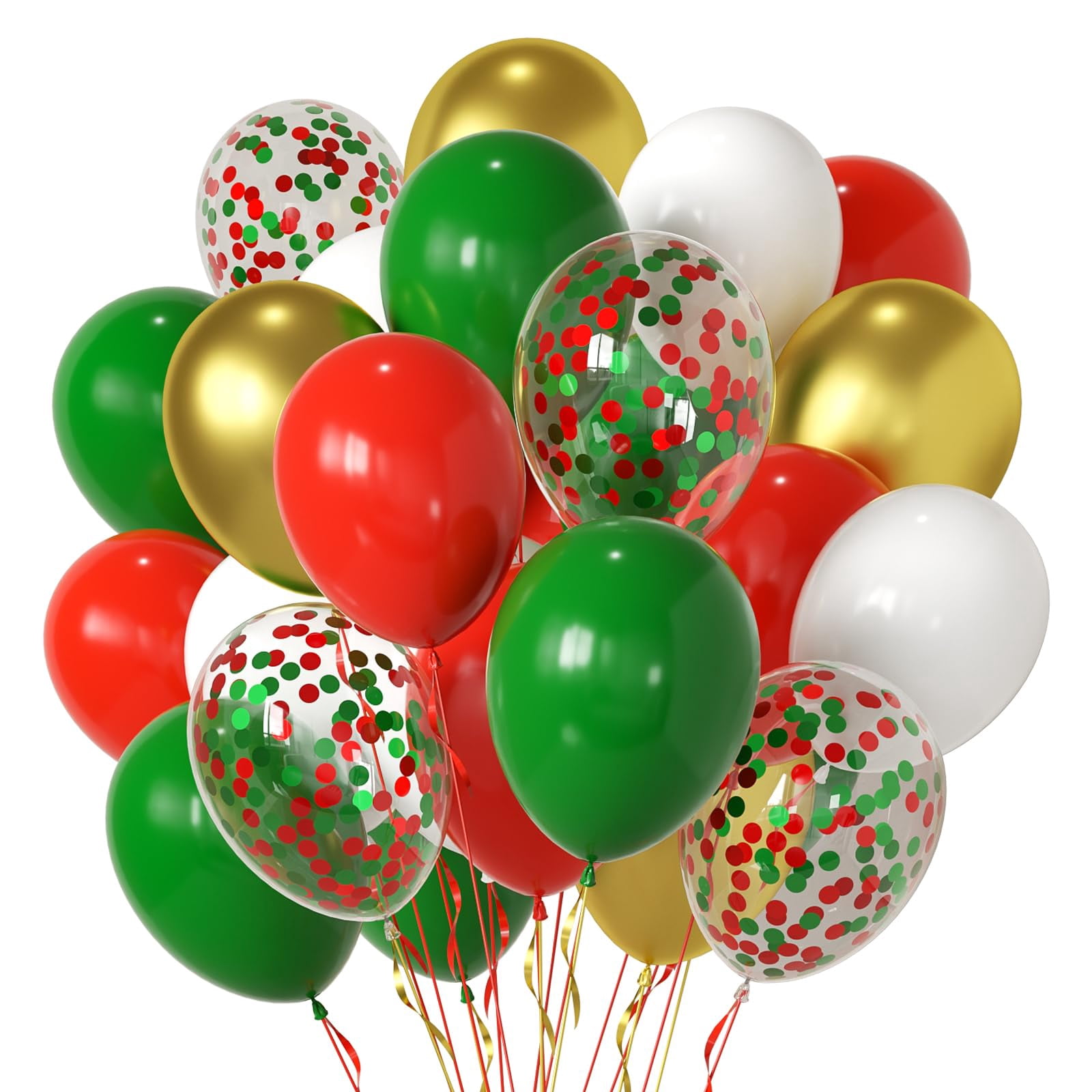 WENHAO Halloween Party Balloons Set, Black Purple Orange Green Balloons ...