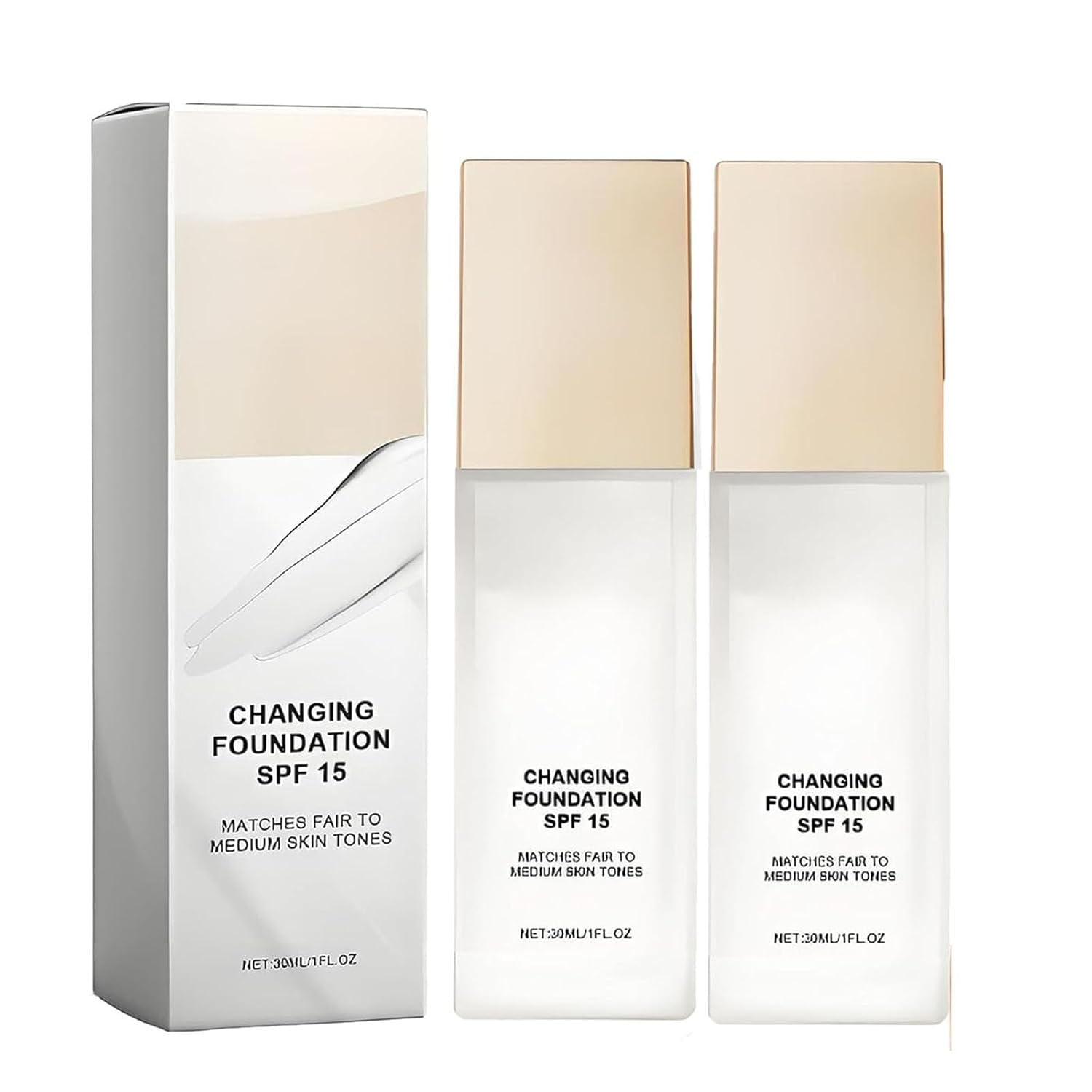 WENMENG Color Changing Magic Foundation, Magical Color Changing ...