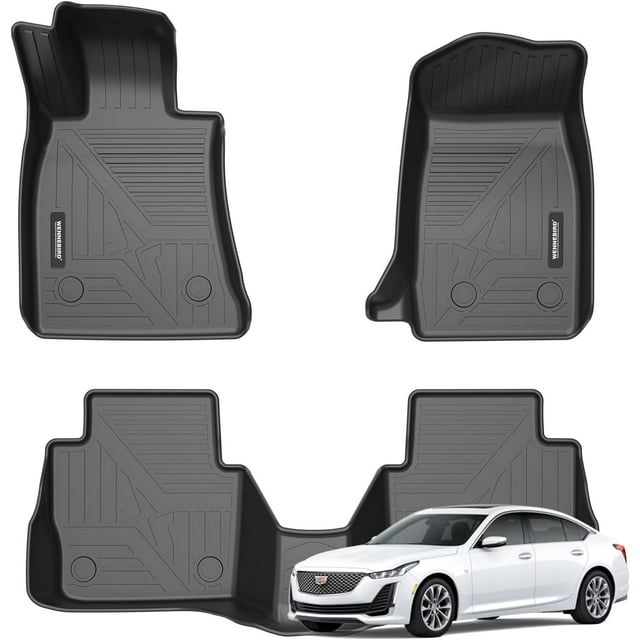 WENNEBIRD All Weather Floor Mats for 2020-2024 Cadillac CT5, CT5-V, CT5 ...