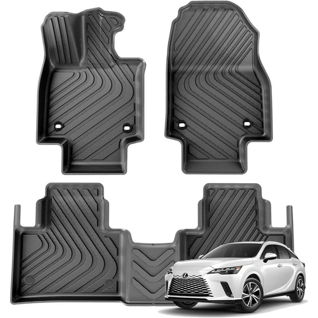 WENNEBIRD All Weather Floor Mats for 2023-2024 Lexus RX 350 / RX 350h ...