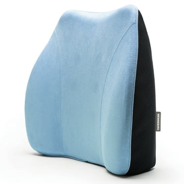 Memory Foam Lumbar Cushion, Navy - Walmart.com