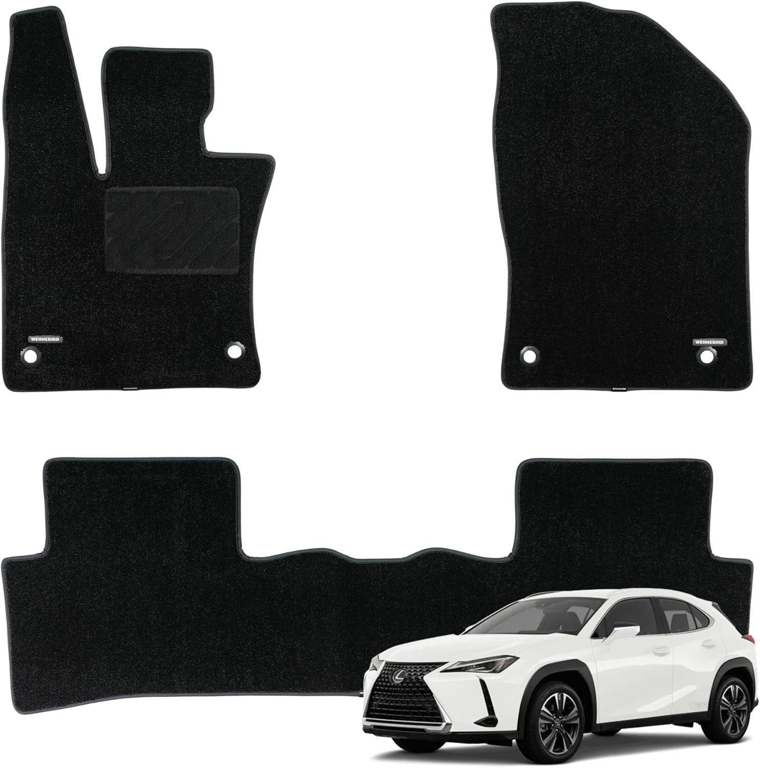 WENNEBIRD Superior Carpet Floor Mats for 2019-2025 Lexus UX 200, UX ...
