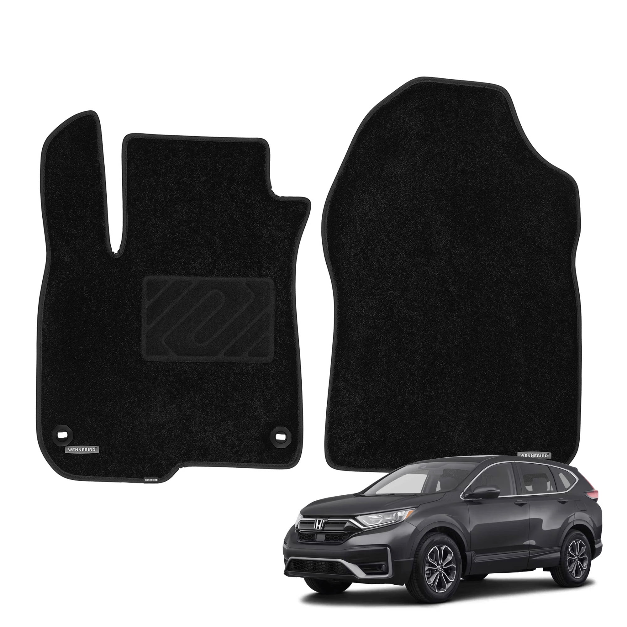 WENNEBIRD Superior Carpet Front Row Floor Mats for 2017-2022 Honda CR-V ...