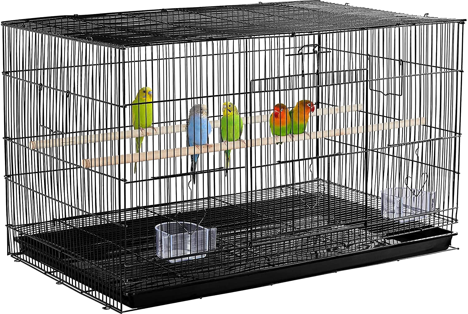 WENQIANG 30'' Length Flight Bird Cage Iron Flight Parrot Cage - Walmart.com