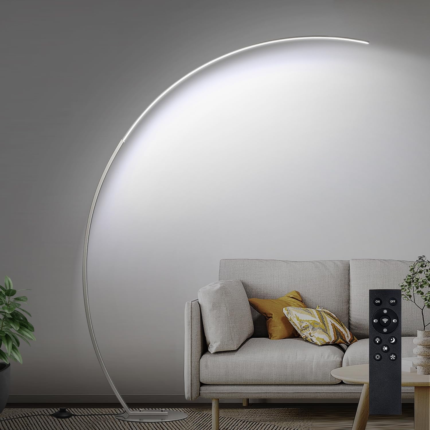 WENQIANG Dimmable LED Floor Lamp with 3 Color Temperatures - Walmart.com
