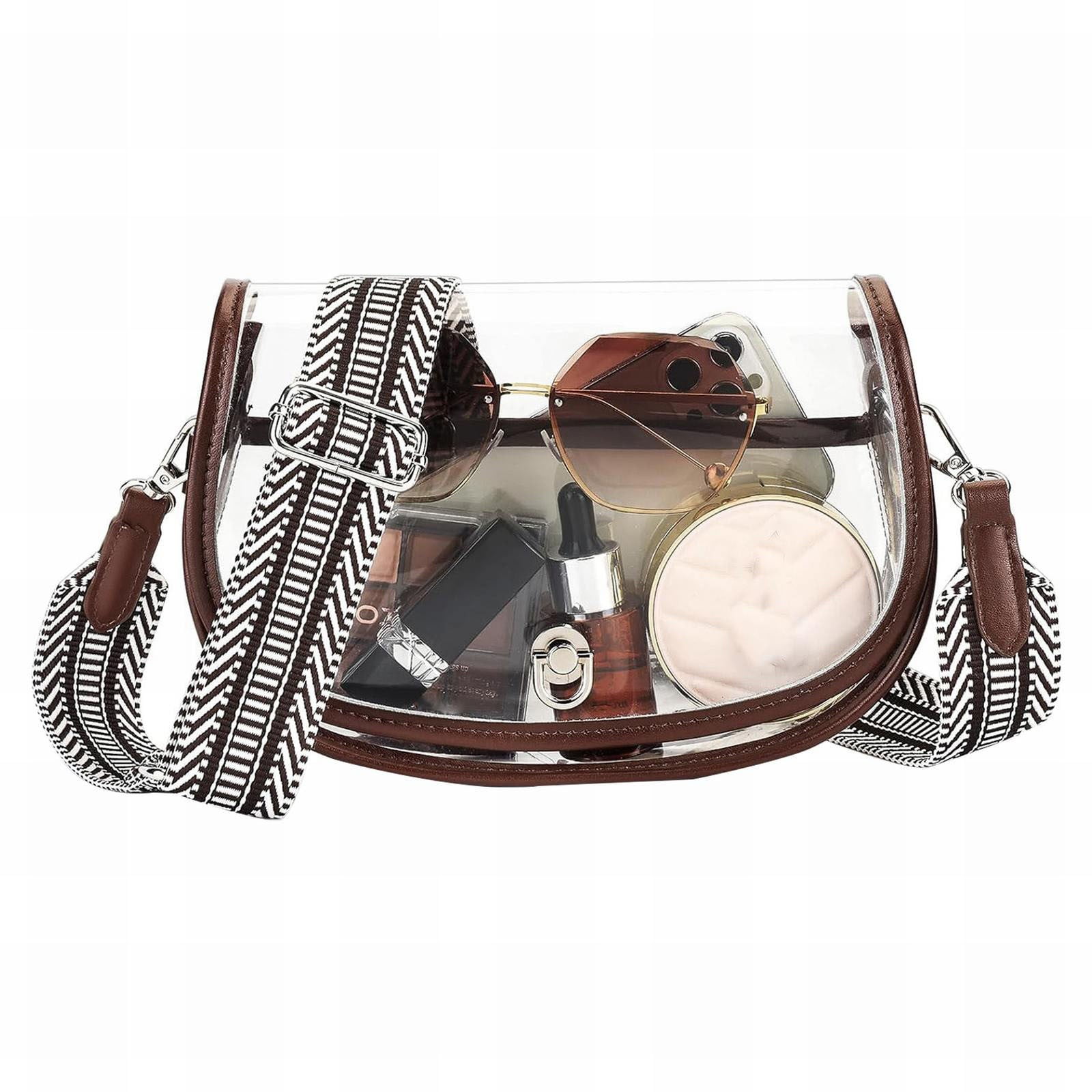 WENTIN Clear Crossbody Bag Stadium Approved for Women，clear Bags for ...