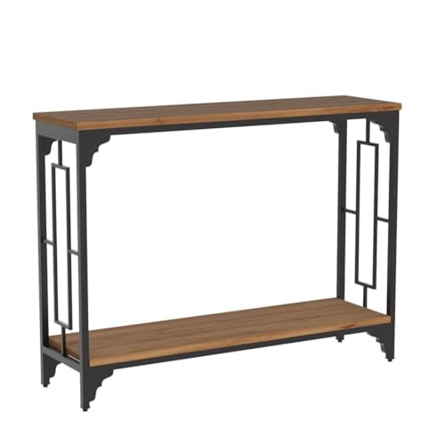 WENTMENT Console Tale Entryway Table with Open Shelf, Window Table 2 ...