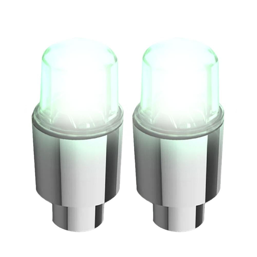 Wenxuan 2pcs Valve Stem Cap Led For Bike Bicycle Car Motorcycle Wheel