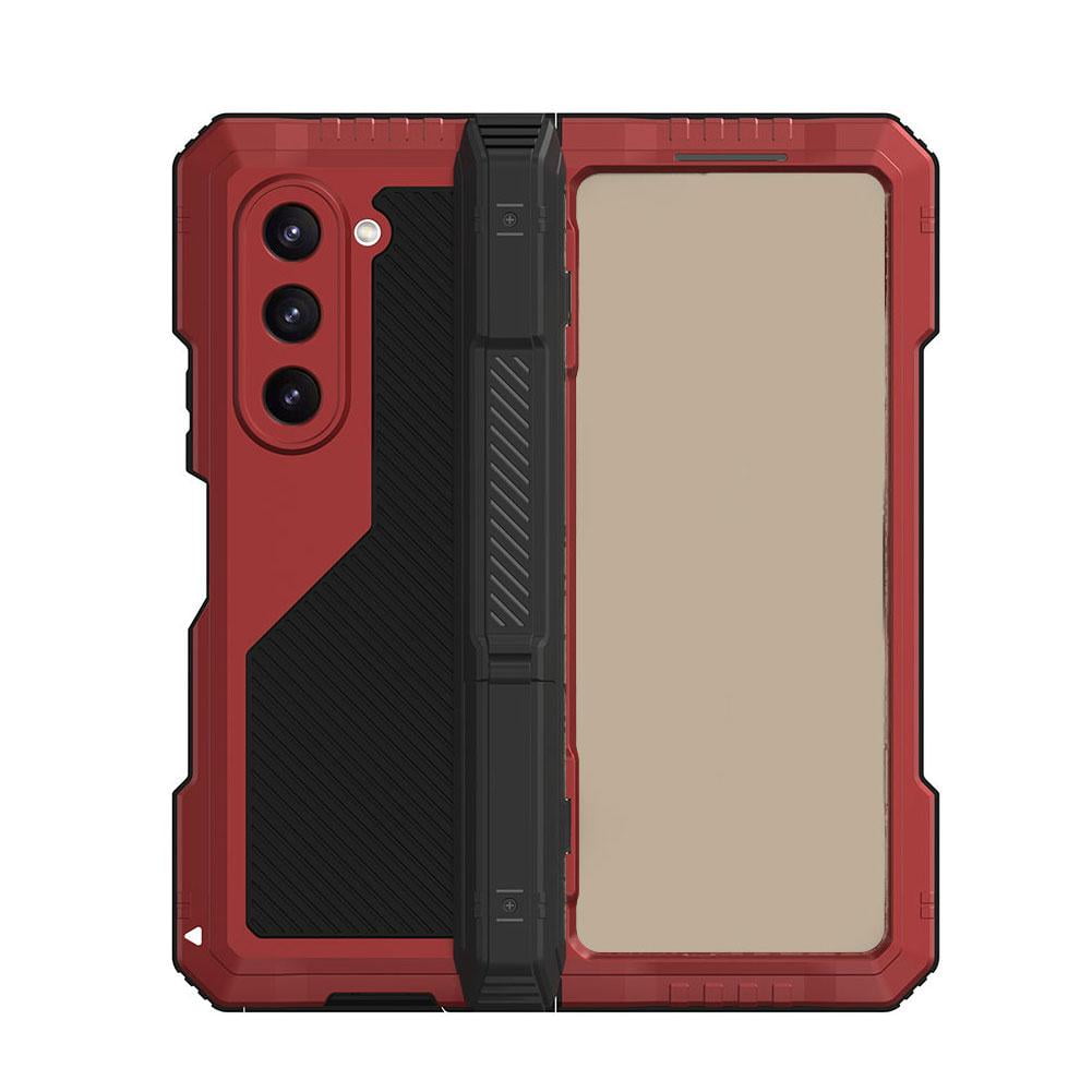 WENXUAN Protective Case Mobile Phone Case Silicone Folding d6 Anti-drop Case Film (Red ...