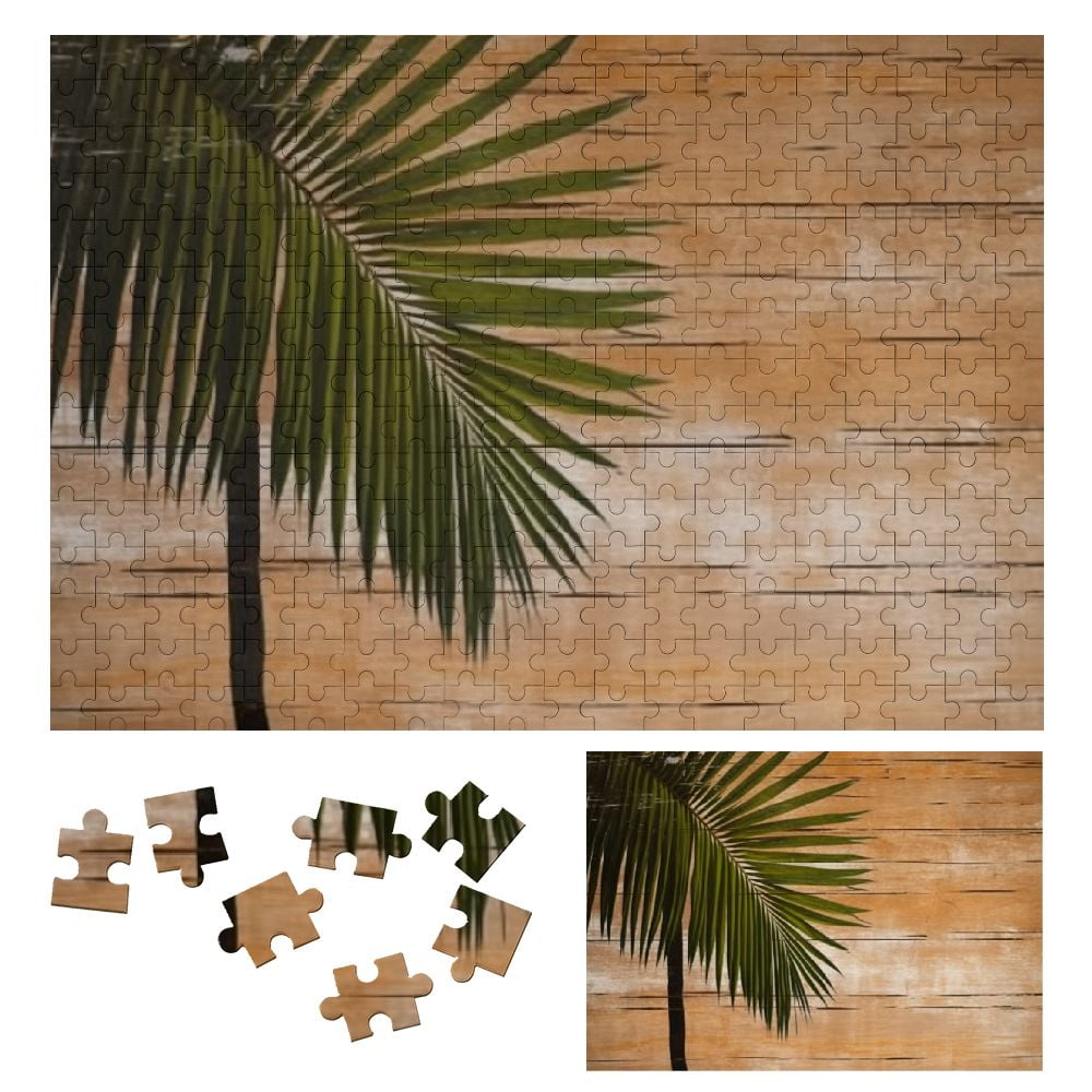 WENZZ Palm Tree Wooden Jigsaw Puzzle Impossible Wooden Puzzles Gift for ...