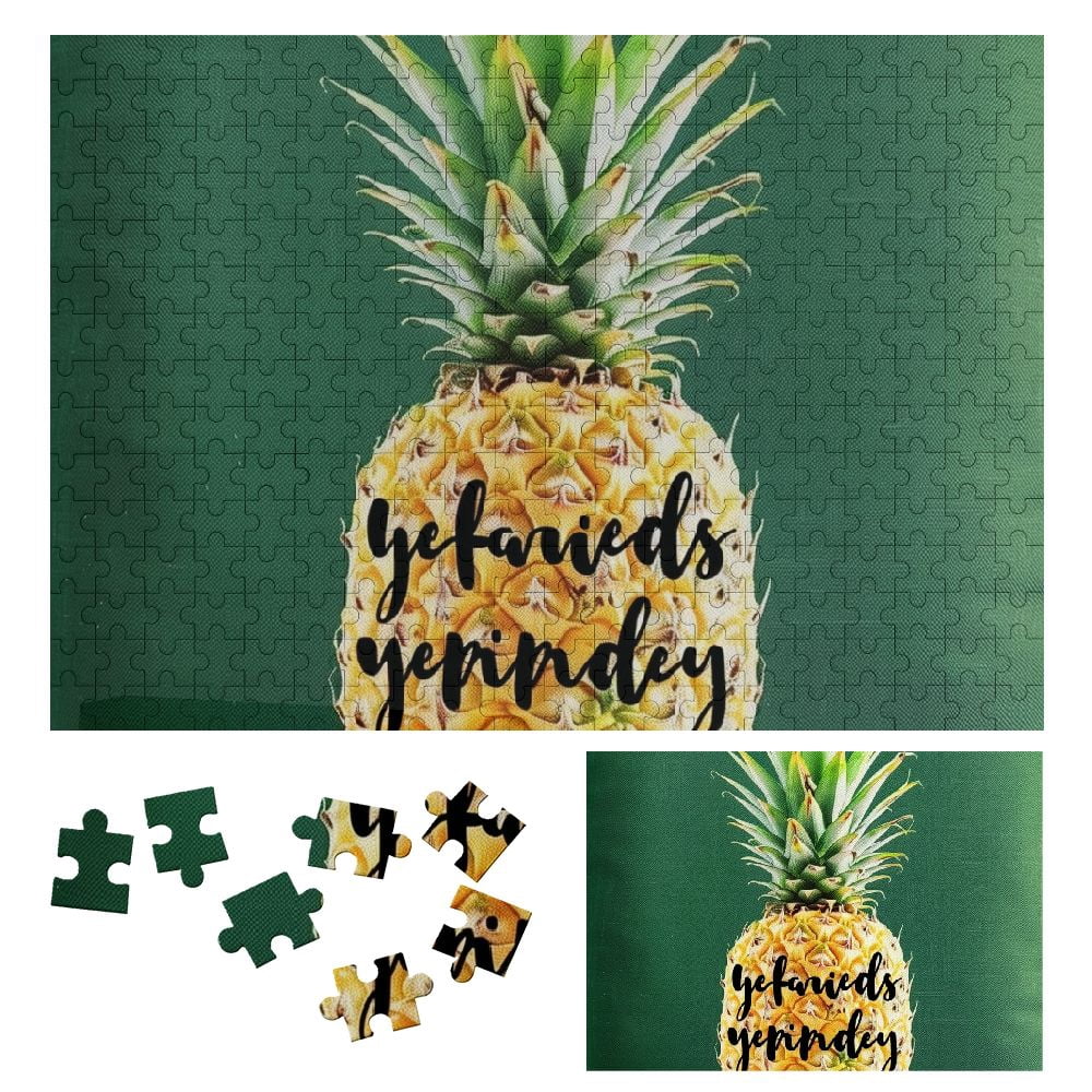 WENZZ Pineapple Wooden Puzzle - Impossible Jigsaw Puzzle Game Toy 300 ...