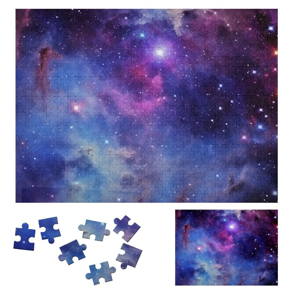 WENZZ Star Cluster Stars Space Wooden Puzzle- Leisure Game Toy Gift for ...
