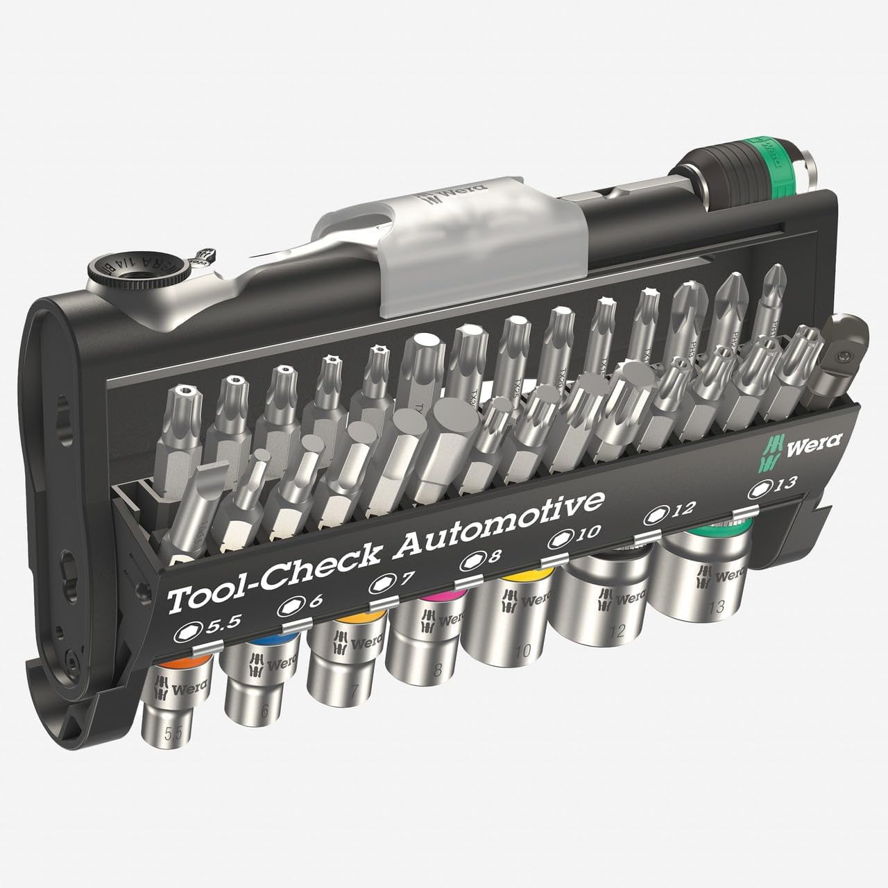 WERA 200995 Tool Check Automotive Bit Ratchet Bit Set - Walmart.com