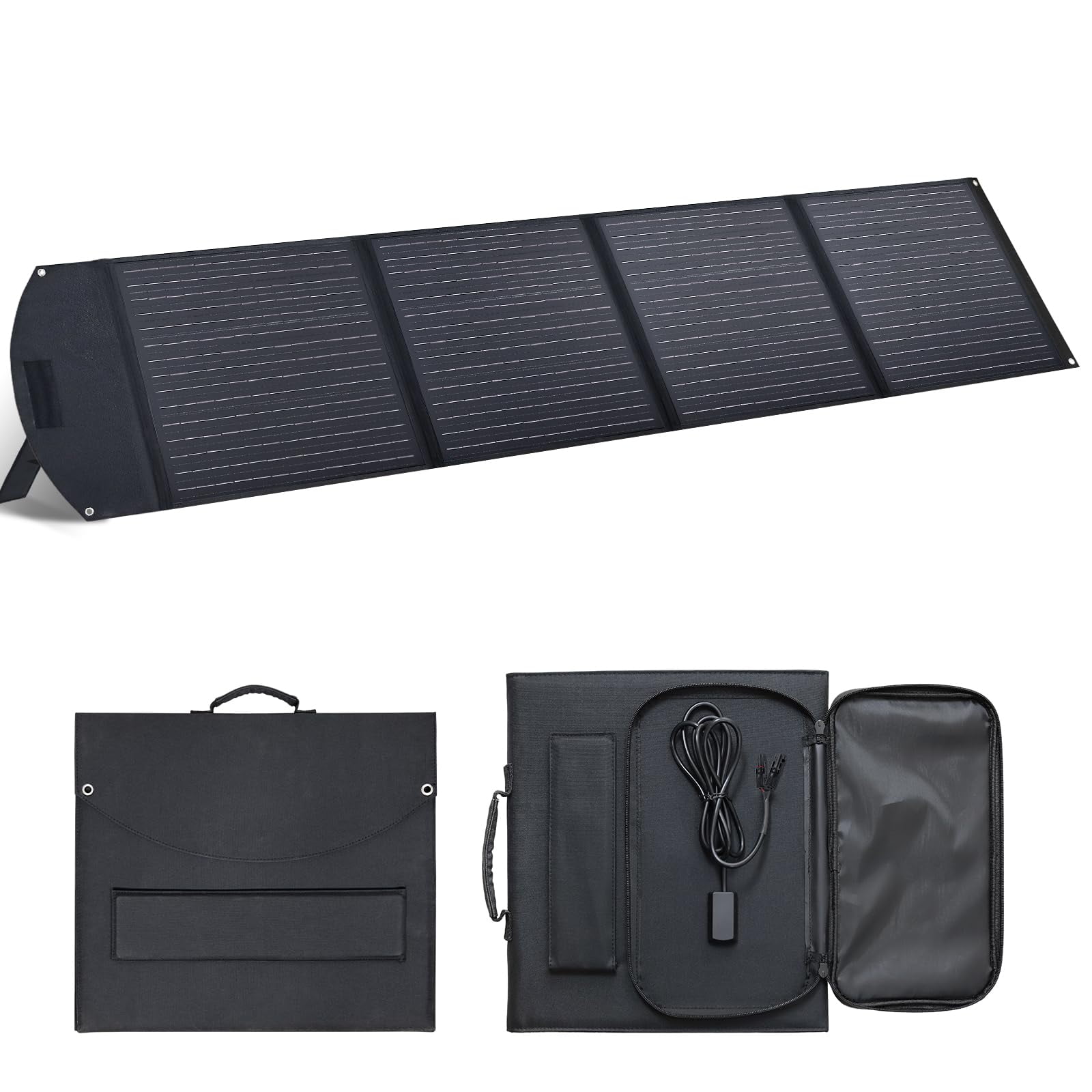 WERCHTAY 200W Portable Solar Panel,Foldable Solar Panel Battery Charger ...