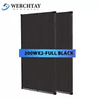 WERCHTAY 400W Mono Solar Panel-HH 12V Off-Grid Battery Charger 2 Pack ...