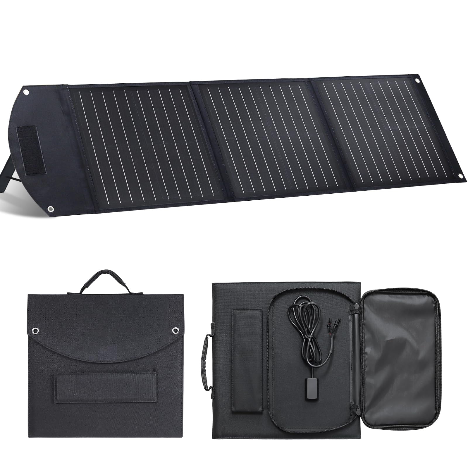 WERCHTAY 60W Portable Solar Panel,Foldable Solar Panel Battery Charger ...