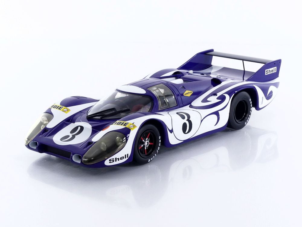 WERK 83 1/18 - PORSCHE 917 Long Tail - Hippie Practice 24h Le Mans 1970 ...