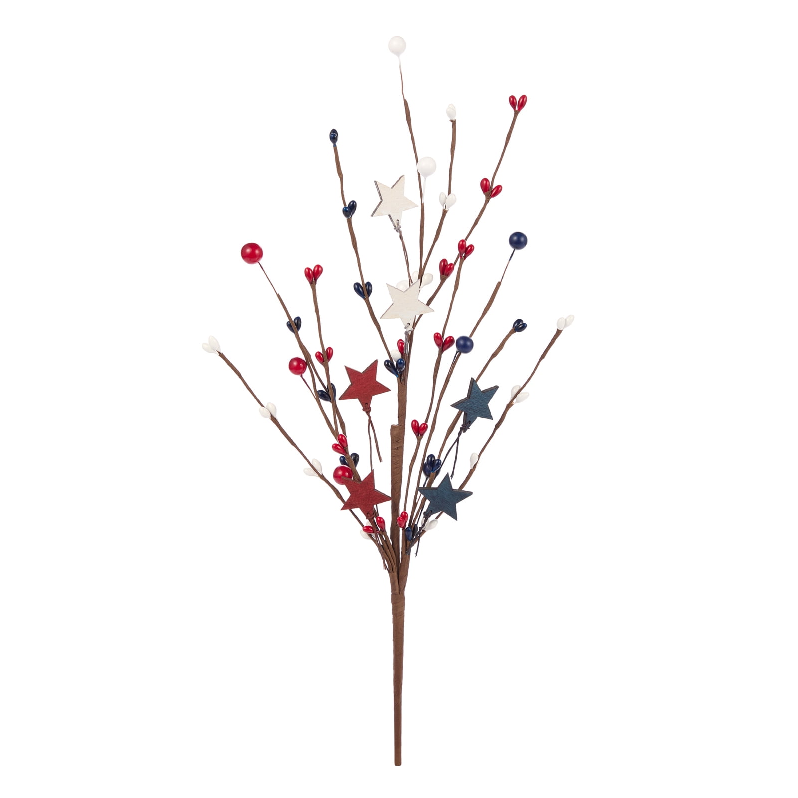 WERNZATT 4th of July Star Branches Artificial Berries Stem Picks ...