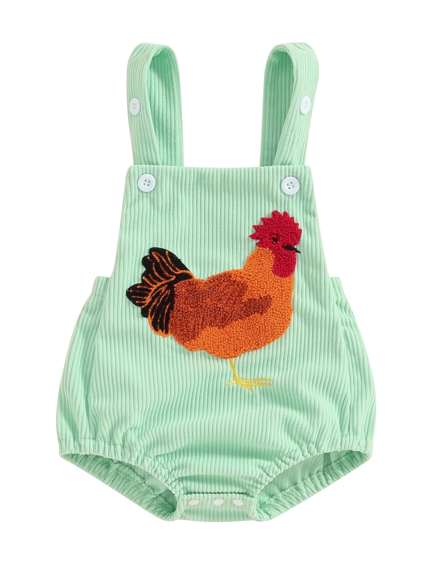 WERNZATT Newborn Baby Boy Girl Overalls Jumpsuit Infant Square Neck ...