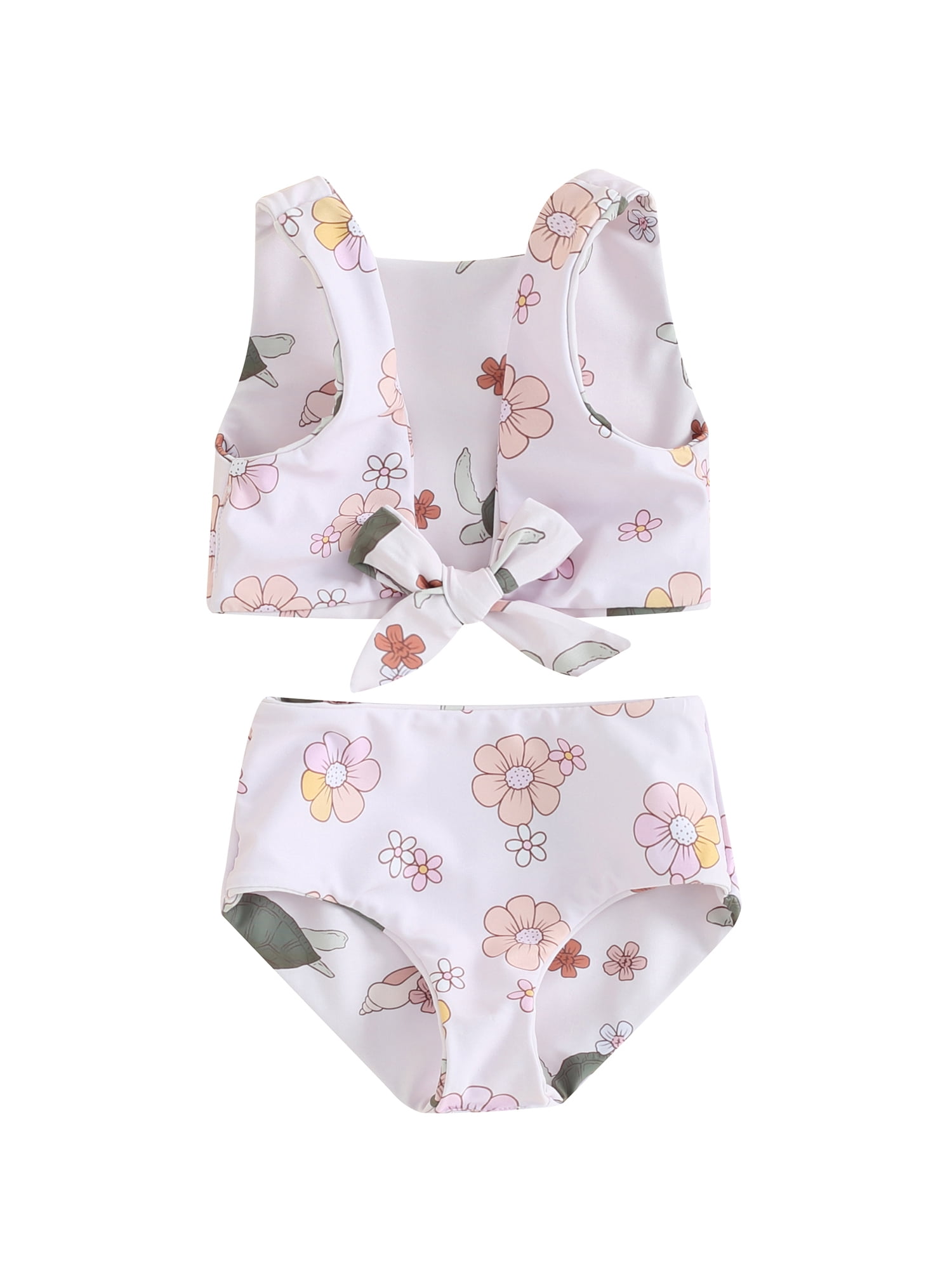 WERNZATT Toddler Kids Girl Two Piece Swimsuits Summer Shell/Flower ...