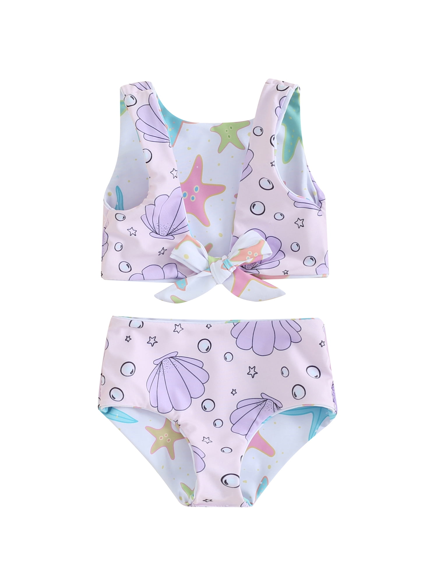 WERNZATT Toddler Kids Girl Two Piece Swimsuits Summer Shell/Flower ...
