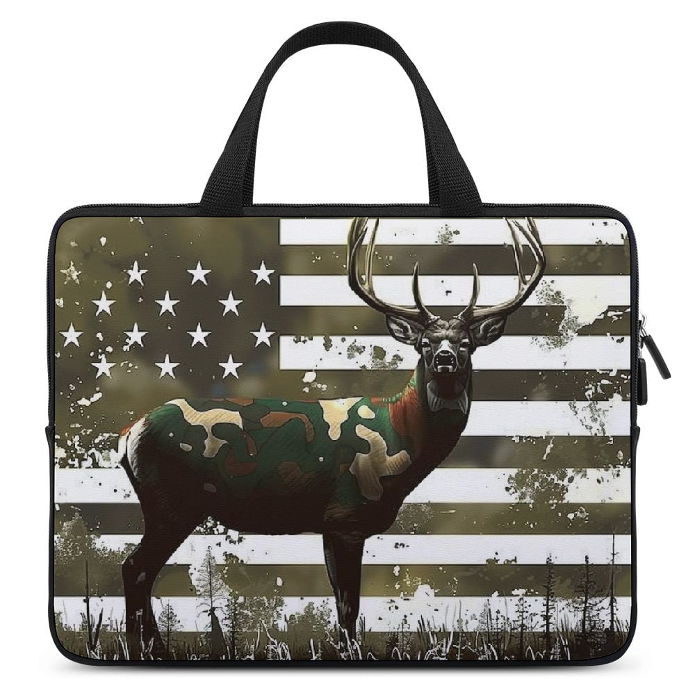 WERPE Deer Camouflage War Diving Fabric Laptop Handle Bag Computer ...