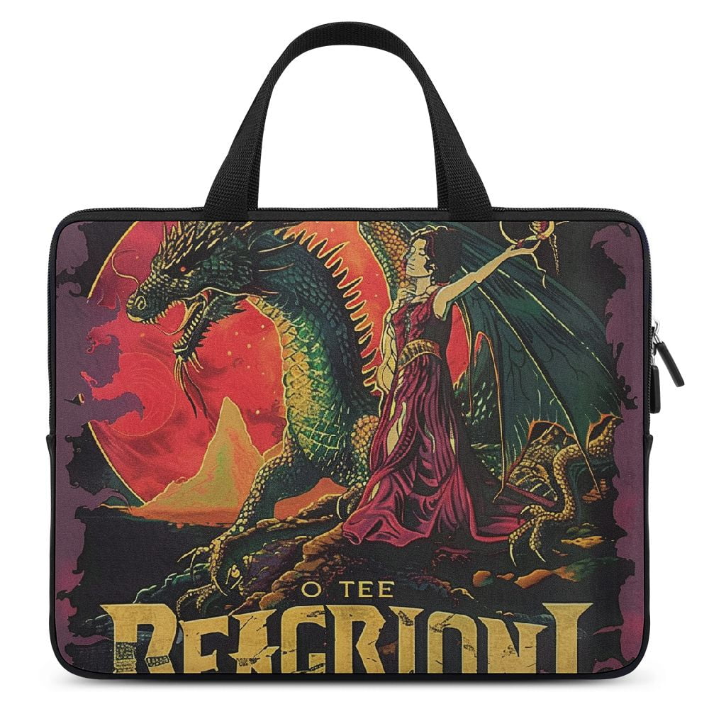 WERPE Dragon Diving Fabric Laptop Sleeve Carrying Bag Lightweight ...