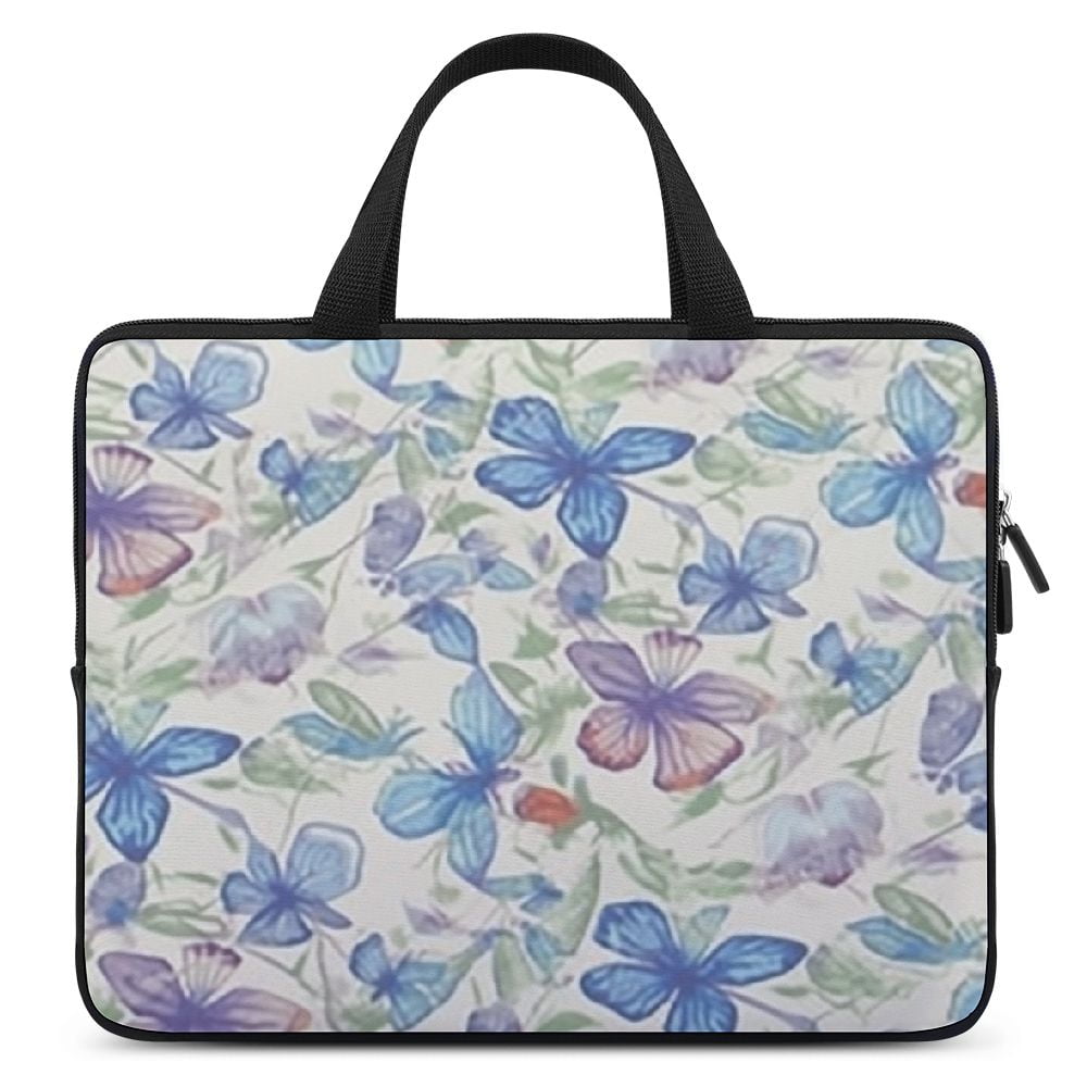 WERPE Flowers Laptop Bag Diving Fabric Soft Carrying Travel Case ...