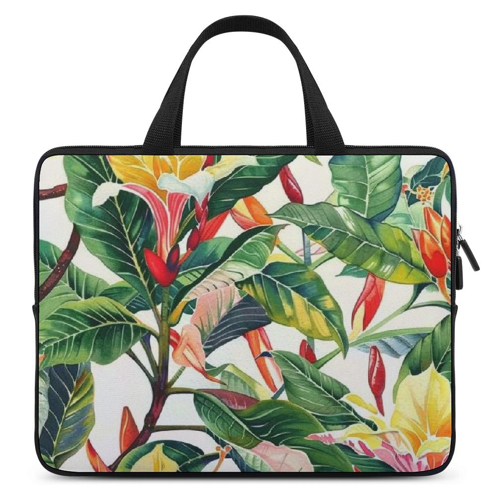 WERPE Flowers Leaves Annabel Kidston Laptop Carrying Bag Diving Fabric ...