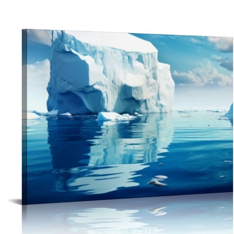 Iceberg Underwater Art