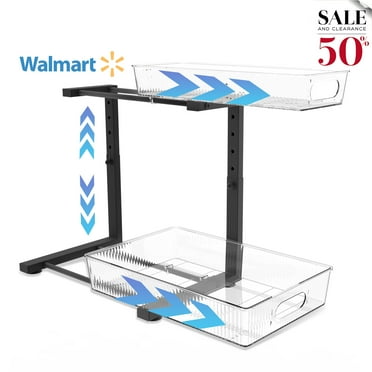 Under Sink Organizers and Storage,2-Tier L Shape Pull Out Cabinet ...