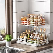 Kitchen Details 2 Pack Triangular Lazy Susan Organizer Bins in Clear ...