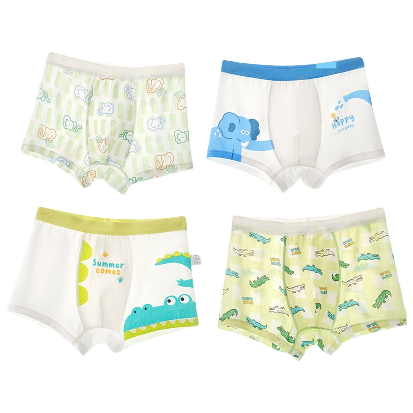WERYOUNG Boys Underpants Ice Silk Children Kids Slim Boxers Baby ...