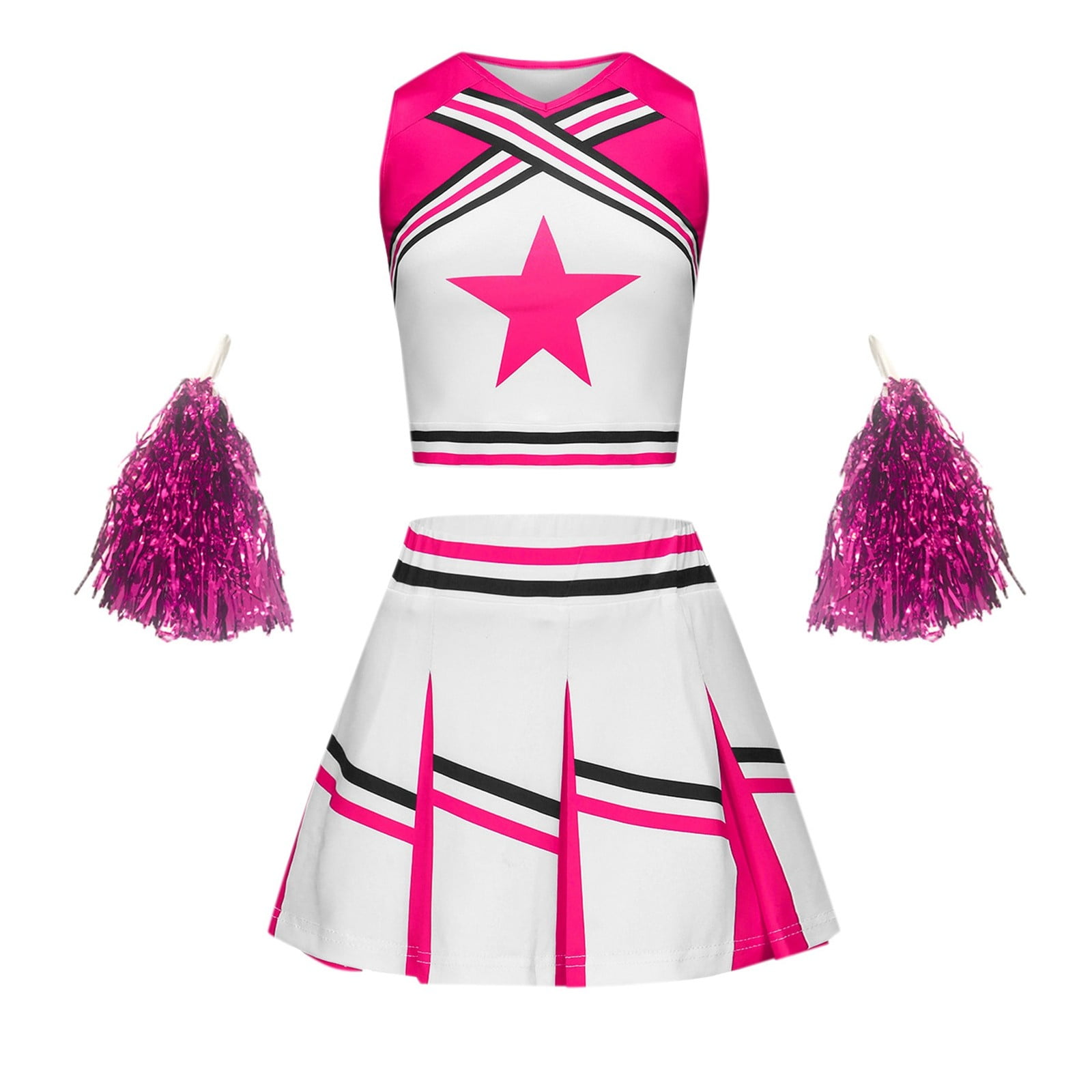 WERYOUNG Child Cheerleading Outfits For Student Sports Day And ...