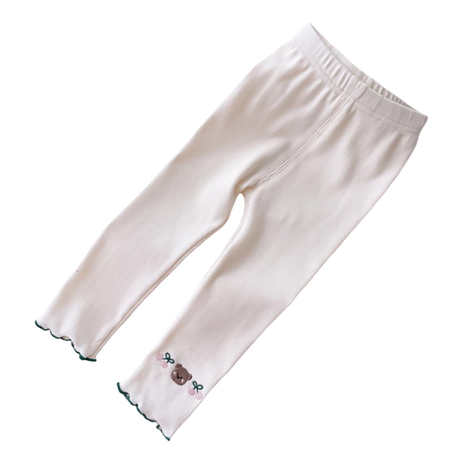 WERYOUNG Girl's Cute Pants With Cartoon And Cherry Print Soft Everyday ...