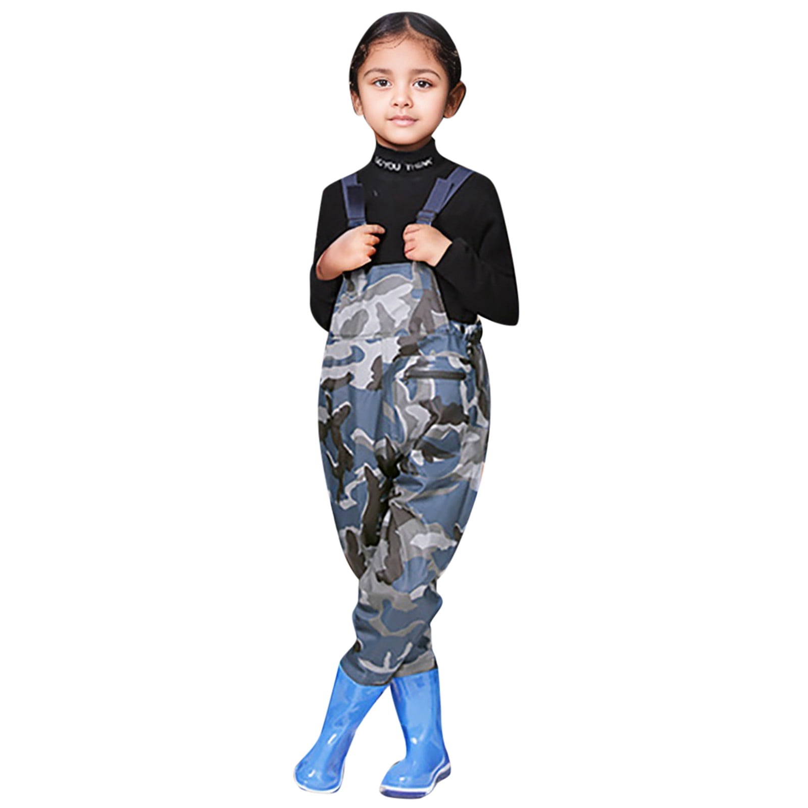WERYOUNG Kids Cartoon Camo Chest Waders Youth Fishing Waders For ...