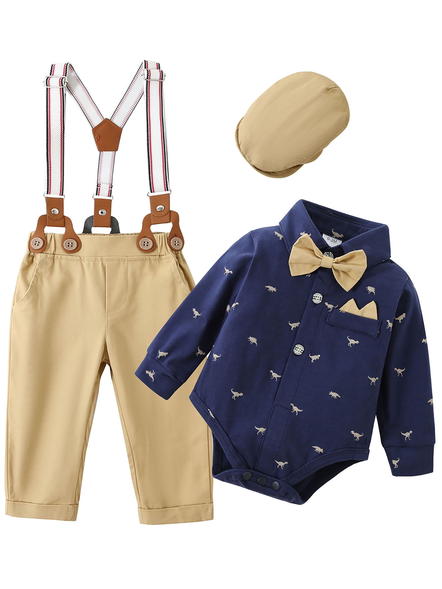 WESIDOM Baby Boy Formal Clothes Infant Tuxedo Gentleman Outfits ...